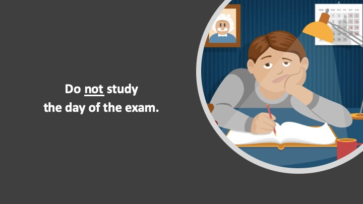 Test Taking Tips on Exam Day